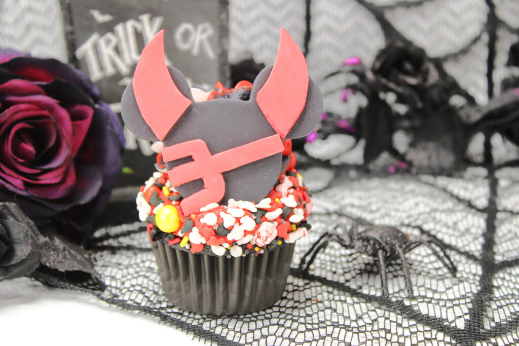 How To Make Halloween Disney Mickey Devil Cupcakes